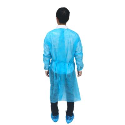 China Waterproof Non Woven Disposable Surgical Gowns Blue CE ISO for sale