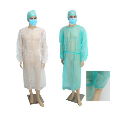 China Blue Disposable Surgical Isolation Gown with PP PE Material for sale