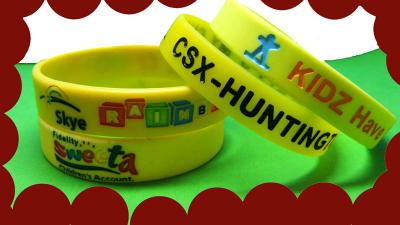 China Silicone wristbands, silicone bracelets for sale