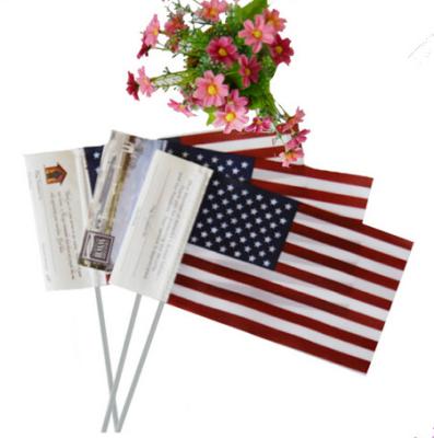 China wholesales cheap price material hand waving flag with customized logo for sale