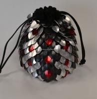 China Custom Scalemail Dice Bag of Holding in knitted Dragonhide Armor, Scalemail Dice Bag of Holding Knitted Dragonhide for sale
