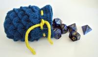 China Factory Custom Dragon scale dice bag dragonscale coin bag RPG dice bag, dragon scale crochet dice bag, Knitted Mermaid Scale Bag for sale