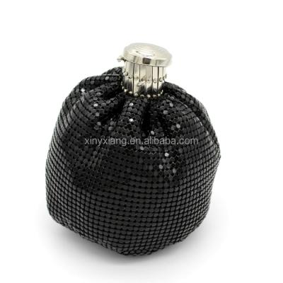 China Factory Wholesale Women Evening Bag Hand Made Mini Jug Pack Party Clutch Shoulder Cross Bag, Metal Mesh Gate-top, Beggars Bags for sale