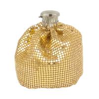 China Factory Wholesale Women Evening Bag Hand Made Mini Jug Pack Party Clutch Shoulder Cross Bag, Metal Mesh Gate-top, Beggars Bags for sale