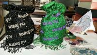 China Factory custom Beaded Hand embroidered Inclined shoulder bag, Hand Made Beaded Beaded tassel bag,   Beaded evening bag Pouch 01 for sale