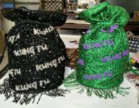 China Factory custom Beaded Hand embroidered Inclined shoulder bag, Hand Made Beaded Beaded tassel bag,   Beaded evening bag Pouch 01 for sale
