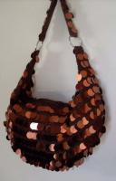 China Factory custom Hand Knitted Sequin Hobo Bag Purse Handbag, Sequins crochet handmade bag crocheted bag for sale