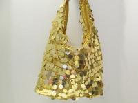 China Factory custom Hand Knitted Sequin Hobo Bag Purse Handbag, Sequins crochet handmade bag crocheted bag for sale