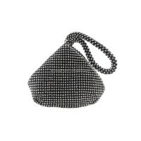China Factory Wholesale Women Ladies' Triangle Bling Glitter Purse For Girls Crown Box Clutch Evening Luxury Bags for Party Prom for sale