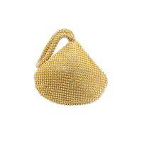 China Factory Wholesale Women Ladies' Triangle Bling Glitter Purse For Girls Crown Box Clutch Evening Luxury Bags for Party Prom for sale