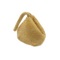 China Factory Wholesale Women Ladies' Triangle Bling Glitter Purse For Girls Crown Box Clutch Evening Luxury Bags for Party Prom for sale