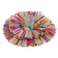 China Factory custom Handmade Raffia Flowers | Artificial Flowers | Fake flower, Raffia woven Patches, hand crocheted riffia flower for sale