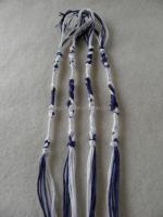 China Factory custom Karaite Tzitzit, 100% Cotton Handmade knotted Weave Jewish TZITZIT, Tzitzit Decorative Tassel Wear Torah Set for sale