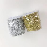 China Factory custom Metallic Beaded Garland Wedding Centerpiece, Bride's Bouquet, Pearl Bead Wire String Chain for sale