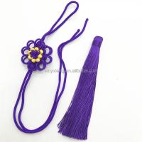 China Factory custom Chinese Flower Knotting, Hand Knitting, Braid Tassel Knots for sale
