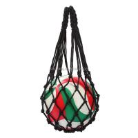 China Factory custom Basketball Net Bag Soccer Football Mesh Storage Sports Ball Holder Nylon Carry Bag Durable Single Ball Carrier for sale
