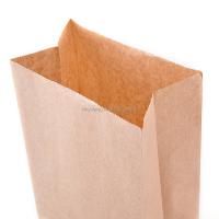 China Factory Customized Kraft Paper Flat Bottom Coffee Bag, Kraft Paper Popcorn Box, Kraft Paper Bag Food Bag Anti-oil Paper Bags for sale
