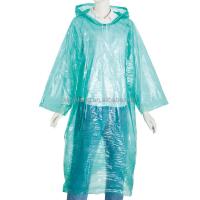 China Factory Wholesale 100% biodegradable poncho, Printed Biodegradable Disposable Poncho with hood for sale
