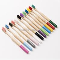 China Factory Wholesale Natural Bamboo Toothbrushes Soft Bristles Bamboo Handle Toothbrush for Home Hotel Travel Use for sale