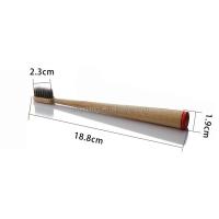 China Factory Wholesale Bamboo Toothbrush 100% Natural, Eco-Friendly Biodegradable Bamboo Soft Bristles Toothbrush Oral Care for sale
