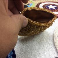 China Factory direct sales of new fashion bead embroidered wallet card bag passport cover beaded purse   handbag  card bag for sale