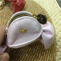 China Factory direct sales of new fashion bead embroidered wallet card bag passport cover beaded purse   handbag  card bag01 for sale