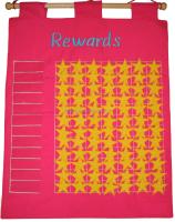 China Factory custom Children's 'Today Is' Fabric Wall Hanging Chart, Fabric Wall Chart My Reward Chart, Learning Calendar for sale