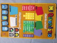 China Factory custom Children's 'Today Is' Fabric Wall Hanging Chart, Fabric Wall Chart My Reward Chart, Learning Calendar for sale