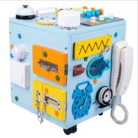 China Factory Wholesale&Custom Travel busy cube for toddler, Busy cube baby Montessori toys for baby Activity cubes for sale
