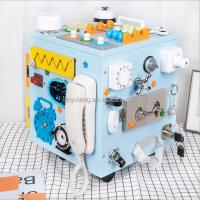 China Factory Wholesale&Custom Travel busy cube for toddler, Busy cube baby Montessori toys for baby Activity cubes for sale