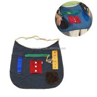 China Factory Custom Activity Apron for Sensory Stimulation, Child Toddler Fidget Apron, Tactile Quilt Farm Aprons for sale