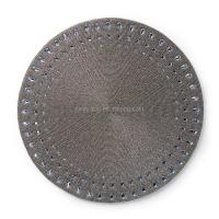 China Factory wholesale&custom handmade glass beads square beaded placemats, beaded table runner, sequin beads coaster table place mat for sale