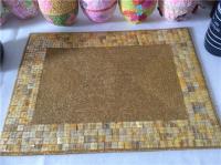 China Factory Direct Selling Processing and Custom Beaded Mat Hand-Made Cup Matdishes Disc Pad Dinner Flag Table Mat Tea Table Mat 01 for sale