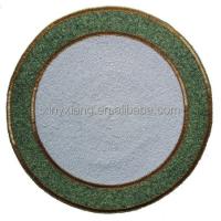 China Factory wholesale&custom Beaded Placemat Party Table Ware Xmas Wedding Decor Dinner Round Mat Plate, Rectangular Beaded Placemat for sale
