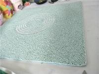 China Factory wholesale&custom Beaded Placemats For Dining Table, Wooden Bead Woven Placemat, Hand beads embroidery table runner  001 for sale