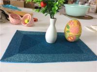 China Factory wholesale&custom Beaded Placemats For Dining Table, Wooden Bead Woven Placemat, Hand beads embroidery table runner  03 for sale