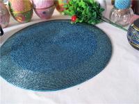 China Factory wholesale&custom Beaded Placemats For Dining Table, Wooden Bead Woven Placemat, Hand beads embroidery table runner  03 for sale