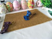 China Factory wholesale&custom Beaded Placemats For Dining Table, Wooden Bead Woven Placemat, Hand beads embroidery table runner 08 for sale