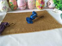 China Factory wholesale&custom Beaded Placemats For Dining Table, Wooden Bead Woven Placemat, Hand beads embroidery table runner 08 for sale