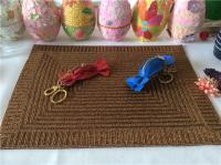 China Factory wholesale&custom Beaded Placemats For Dining Table, Wooden Bead Woven Placemat, Hand beads embroidery table runner 09 for sale