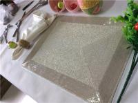 China Factory wholesale&custom Beaded Placemats For Dining Table, Wooden Bead Woven Placemat, Hand beads embroidery table runner 10 for sale