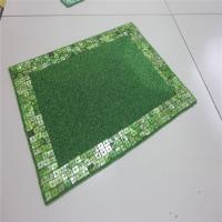 China Factory Direct Selling Processing and Custom Beaded Mat Hand-Made Cup Matdishes Disc Pad Dinner Flag Table Mat Tea Table Mat 112 for sale