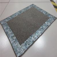 China Factory Direct Selling Processing and Custom Beaded Mat Hand-Made Cup Matdishes Disc Pad Dinner Flag Table Mat Tea Table Mat 112 for sale