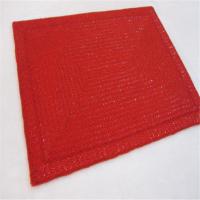 China Factory Direct Selling Processing and Custom Beaded Mat Hand-Made Cup Matdishes Disc Pad Dinner Flag Table Mat Tea Table Mat 112 for sale