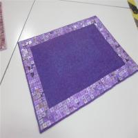China Factory Direct Selling Processing and Custom Beaded Mat Hand-Made Cup Matdishes Disc Pad Dinner Flag Table Mat Tea Table Mat 114 for sale