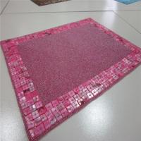 China Factory Direct Selling Processing and Custom Beaded Mat Hand-Made Cup Matdishes Disc Pad Dinner Flag Table Mat Tea Table Mat 114 for sale