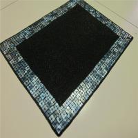 China Factory Direct Selling Processing and Custom Beaded Mat Hand-Made Cup Matdishes Disc Pad Dinner Flag Table Mat Tea Table Mat 114 for sale