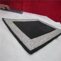 China Factory Direct Selling Processing and Custom Beaded Mat Hand-Made Cup Matdishes Disc Pad Dinner Flag Table Mat Tea Table Mat 119 for sale