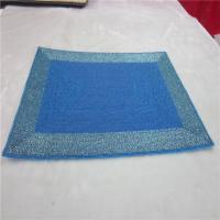 China Factory Direct Selling Processing and Custom Beaded Mat Hand-Made Cup Matdishes Disc Pad Dinner Flag Table Mat Tea Table Mat 121 for sale