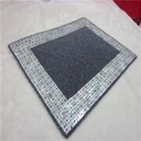 China Factory Direct Selling Processing and Custom Beaded Mat Hand-Made Cup Matdishes Disc Pad Dinner Flag Table Mat Tea Table Mat 121 for sale